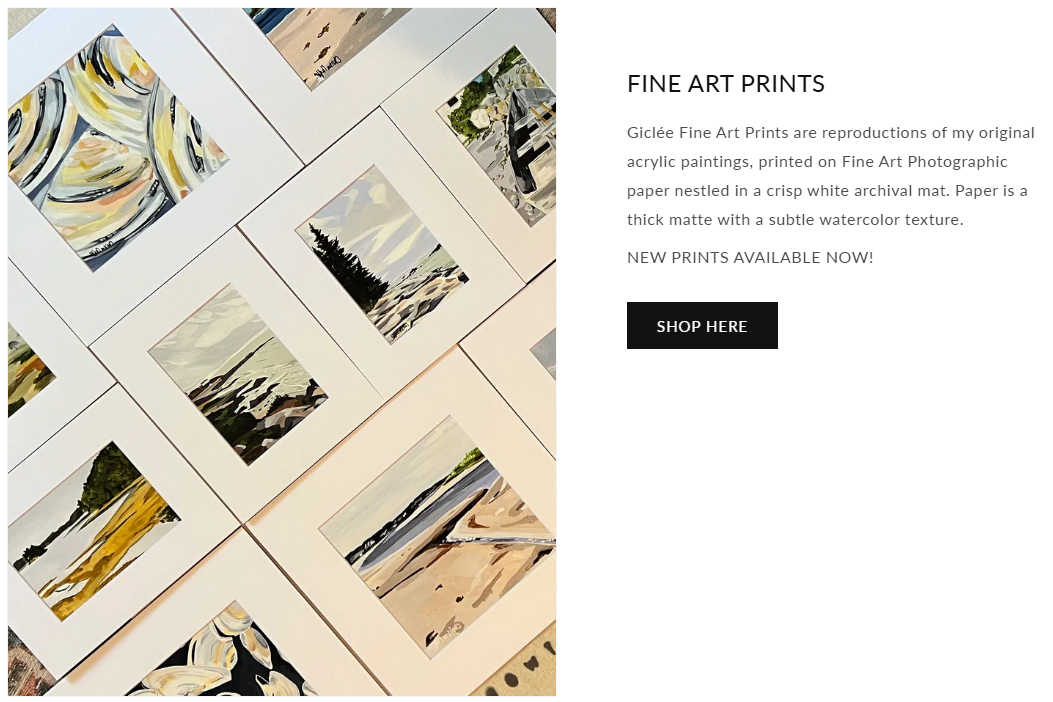 FINE ART PRINTS-Matted Paper – Christine Chaffee Artworks